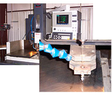 Angled drilling, straight holes, 36” | About Small Hole EDM